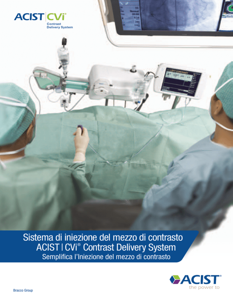 Sistema di iniezione del mezzo di contrasto ACIST | CVi® Contrast